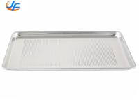 China Aluminum Sheet Pan 18 Gauge Full Size Baking Tray with Wire Rim and Footed Cooling Rack for sale
