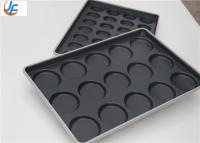 China Aluminized Steel Hamburger Bun Baking Tray 400x600mm Custom Size Industrial Bakery Pan for sale