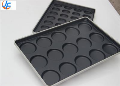 China Aluminized Steel Hamburger Bun Baking Tray 400x600mm Custom Size Industrial Bakery Pan for sale