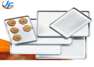 China Aluminized Steel Nonstick Baking Tray 400x600mm Custom Size Hamburger Hot Dog Pan for sale