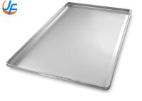 China Aluminized Steel Nonstick Baking Tray 400x600mm Custom Size Hamburger Hot Dog Pan for sale