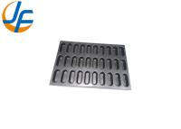 China Aluminum Nonstick Cupcake Tray Oval Shape Custom Size for Wholesale Bakeries for sale