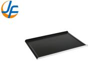 China RK Bakeware 16 Inch 3 Sides Nonstick Aluminum Baking Tray for Commercial Bakery Use for sale