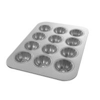 China Custom Aluminized Steel Cupcake Muffin Tray 50% Lighter Weight for Bakeries for sale