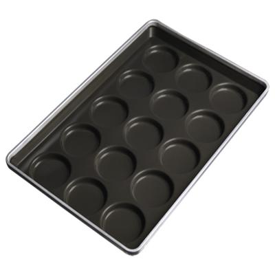 China NSF Nonstick Aluminum 5052 Hamburger Bun Baking Tray Hot Dog Bun Bread Pan for Foodservice for sale