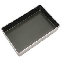 China NSF Certified 600x400mm Nonstick Commercial Cookie Baking Tray 90 Degree for sale