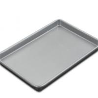 China Square Nonstick Corrugated Aluminum Baking Sheet Pan 230C Oven Safe Custom Size for sale