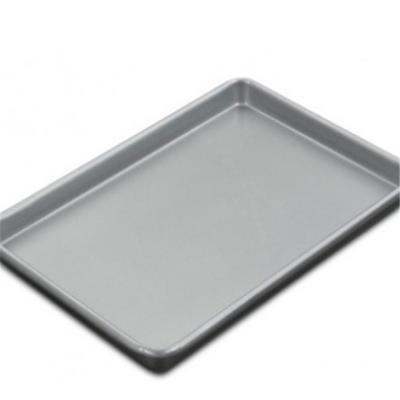 China Square Nonstick Corrugated Aluminum Baking Sheet Pan 230C Oven Safe Custom Size for sale