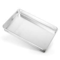 China Square Nonstick Corrugated Aluminum Baking Sheet Pan 230C Oven Safe Custom Size for sale
