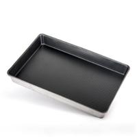 China NSF Nonstick Aluminumized Steel Baking Sheet Tray 230C Oven Safe Custom Size for sale
