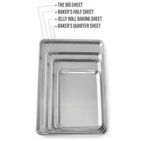 China Aluminum Bread Sheet Baking Pan 18x26 Inch 600x400mm NSF Certified Commercial Bakeware for sale
