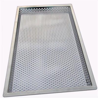 China 304 Stainless Steel 4 Side Perforated Baking Tray NSF Custom Dry Tray for Foodservice for sale