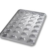 China Aluminum Alloy Hamburger Baking Tray NSF Durashield Coating 230°C Oven Safe with Structural Ribs for sale