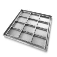 China Commercial Hard Coat Nonstick Cheese Cake Baking Tray Aluminum Alloy 230°C Oven Safe for sale