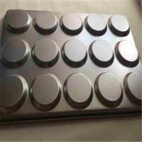 China Commercial Nonstick Hamburger Bun Baking Tray 4.5 Inch 5 Inch Aluminized Steel for sale