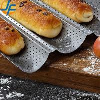 China Aluminum 5052 Baguette Baking Tray 10 Slots NSF Certified Commercial Bakery Pan for sale