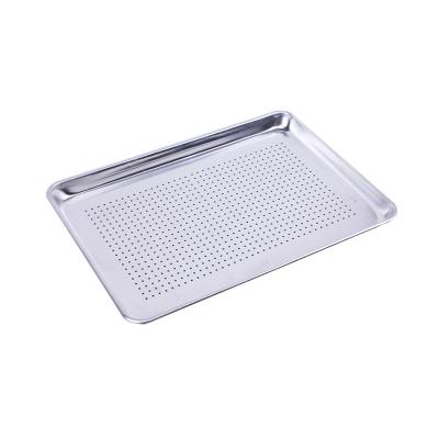 China Aluminum Sheet Bun Pan Tray 12 7/8 x 17 3/4 Inch 16 Gauge Glazed Full Size for Bakery for sale