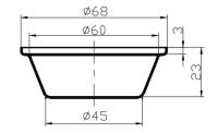 China Aluminum 5052 Self Cutting Savoury Pie Tin Pallet Tray 600x400mm 1.5mm Thickness for sale