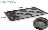 China Aluminum 5052 GN1/1 Nonstick Burger Tray for Rational Combi Oven Custom Size for sale