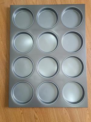 China NSF Certified Aluminum Hard Anodized Pizza Baking Tray for Industrial Bakery 100PCS MOQ for sale