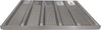 China RK Bakeware NSF Commercial 5 Count 3 Inch Sub Sandwich Roll Pan Baking Tray for sale