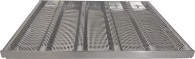 China RK Bakeware NSF Commercial 5 Count 3 Inch Sub Sandwich Roll Pan Baking Tray for sale