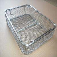 China Stainless Steel Air Fryer Basket Grill Tray Wire Rack Customizable Size for Foodservice for sale