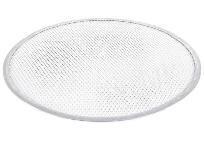China Aluminum Expanded Mesh Pizza Screen 6-20 Inch Heavy Duty Commercial Baking Tray for sale