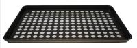 China Aluminum Perforated Bagel Pizza Screen 18x13x1.05 Inch Half Thickness 1.0mm Baking Tray for sale