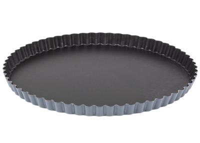 China RK Bakeware China-Mackies Fluted Nonstick Quiche Pan With Removable Bottom for sale