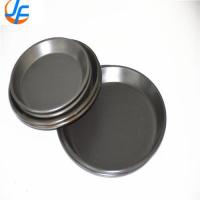 China Hardcoat Anodized Thin Crust Pizza Pan 16 Inch Carbon Steel Baking Pan Nonstick for sale