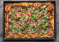 China Hard Anodized Aluminum Detroit Pizza Pans 5x7 Inch 14 Gauge PSTK Coated for sale