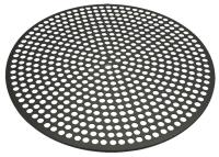China Hard Anodized Perforated Aluminum Pizza Disk Pan 22-36 Inch Heavy 14-Gauge PSTK Finish for sale