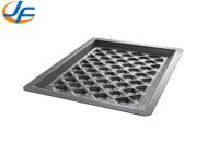 China Hardcoat Anodized Aluminum Diamond Grill Pan 1/4 Size 16 Gauge Commercial Bakeware for sale