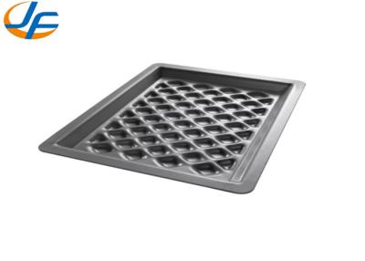 China Hardcoat Anodized Aluminum Diamond Grill Pan 1/4 Size 16 Gauge Commercial Bakeware for sale