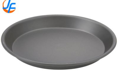 China Hard Anodized Aluminum Deep Dish Pizza Pan 16 Inch 14 Gauge Commercial Grade for sale