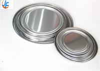 China RK Bakeware NSF 6 to 18 Inch Round Aluminum Pizza Pan Tinplate Baking Tray for sale