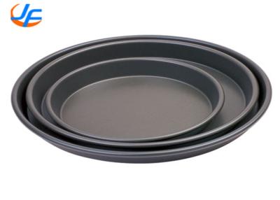 China NSF Certified Aluminum Pizza Pan 6 to 12 Inch Commercial Baking Tray 1.0 mm Thick for sale