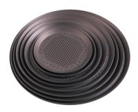 China RK Bakeware China-Hard Anode Perforated Thin Crust Pizza Pan for Pizza hut for sale