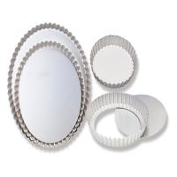 China RK Bakeware Hard Coat Aluminum Pizza Pan 16 Inch Commercial Tart Pan for sale