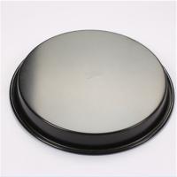 China Hard Anodized Aluminum Pizza Pan 18 Gauge 5052 Alloy Commercial Bakery Pizza Tray for sale