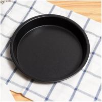 China Hard Anodized Aluminum Pizza Pan 18 Gauge 5052 Alloy Commercial Bakery Pizza Tray for sale