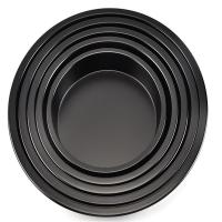 China Stainless Steel Pizza Baking Tray Pan 12 Inch Commercial Oven Safe Customizable for sale