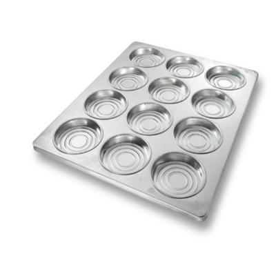 China NSF Round Nonstick Aluminum Pizza Pan 230C Oven Safe Commercial Bakeware for sale
