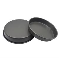 China Hard Coat Anodized Aluminum Pizza Pan 12 Inch Commercial Deep Dish Pizza Tray for sale