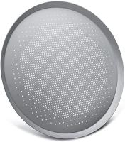 China NSF Perforated Thin Crust Pizza Pan 18 Gauge Aluminum 5052 for Pizza Hut for sale