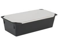 China Exoglass Nonstick Pullman Bread Loaf Pan with Lid 7.25x3x3.25 Inch 0.75 lb for sale