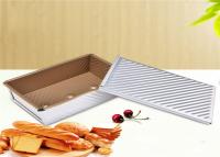 China NSF Commercial Nonstick Pullman Loaf Bread Mold Pan 0.8mm Aluminum 220-240C for sale