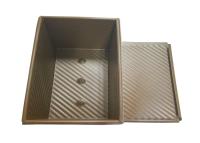 China NSF Custom Mini Loaf Pan Nonstick Pullman Bread Loaf Pan 35x11.5x7cm Aluminized Steel for sale