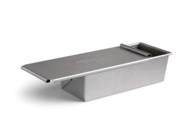 China NSF 9 Inch Aluminum Pullman Loaf Pan Pain De Mie Bread Pan 1.0mm Thickness for sale